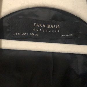 Zara | Jackets & Coats | Zara Basic Outerwear Black Leather Jacket | Poshmark